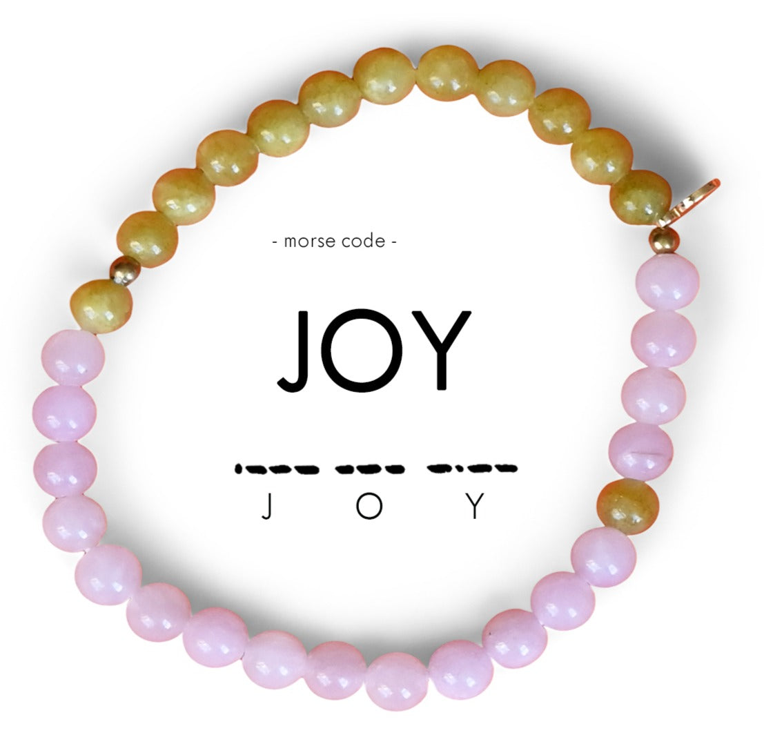6mm Morse Code Bracelet | JOY – ETHICGOODS