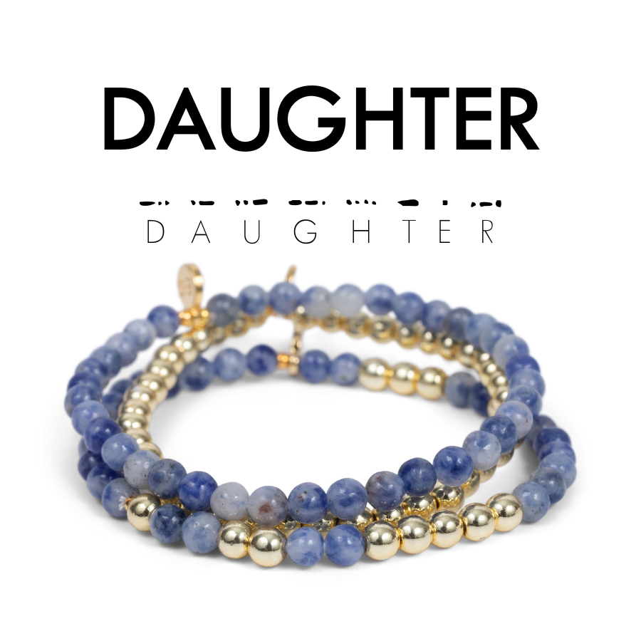 DAUGHTER Morse Code Stacking Bracelet Set – ETHICGOODS