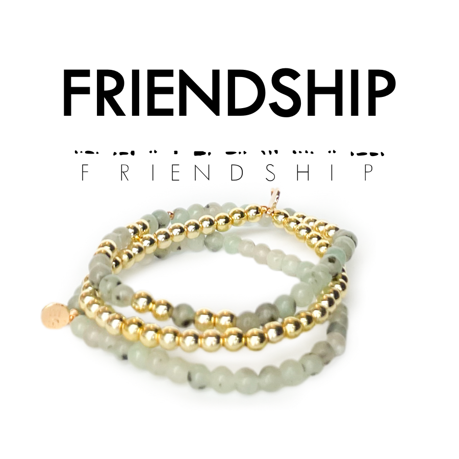 FRIENDSHIP Morse Code Stacking Bracelet Set – ETHICGOODS