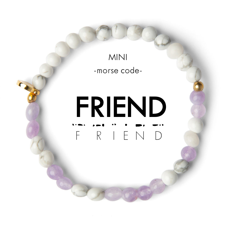 MINI Morse Code Bracelet | FRIEND – ETHICGOODS