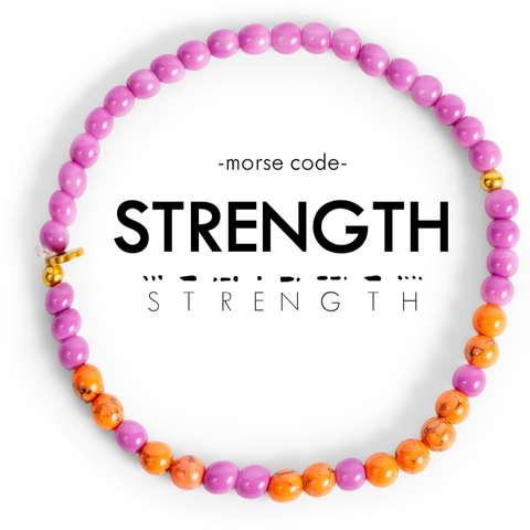 Morse Code Bracelet | STRENGTH – ETHICGOODS