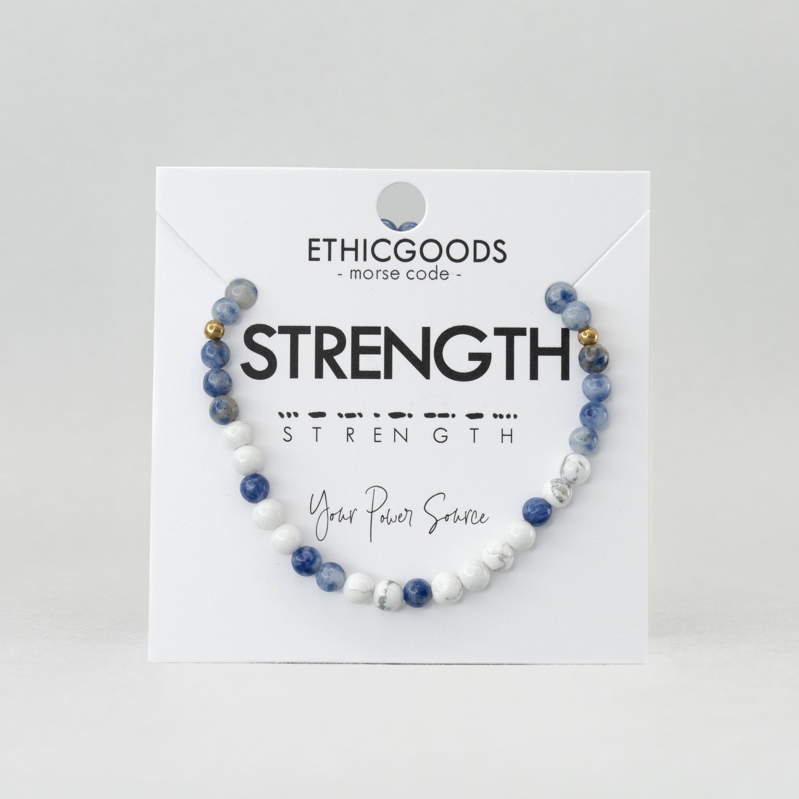 Morse Code Bracelet | STRENGTH – ETHICGOODS
