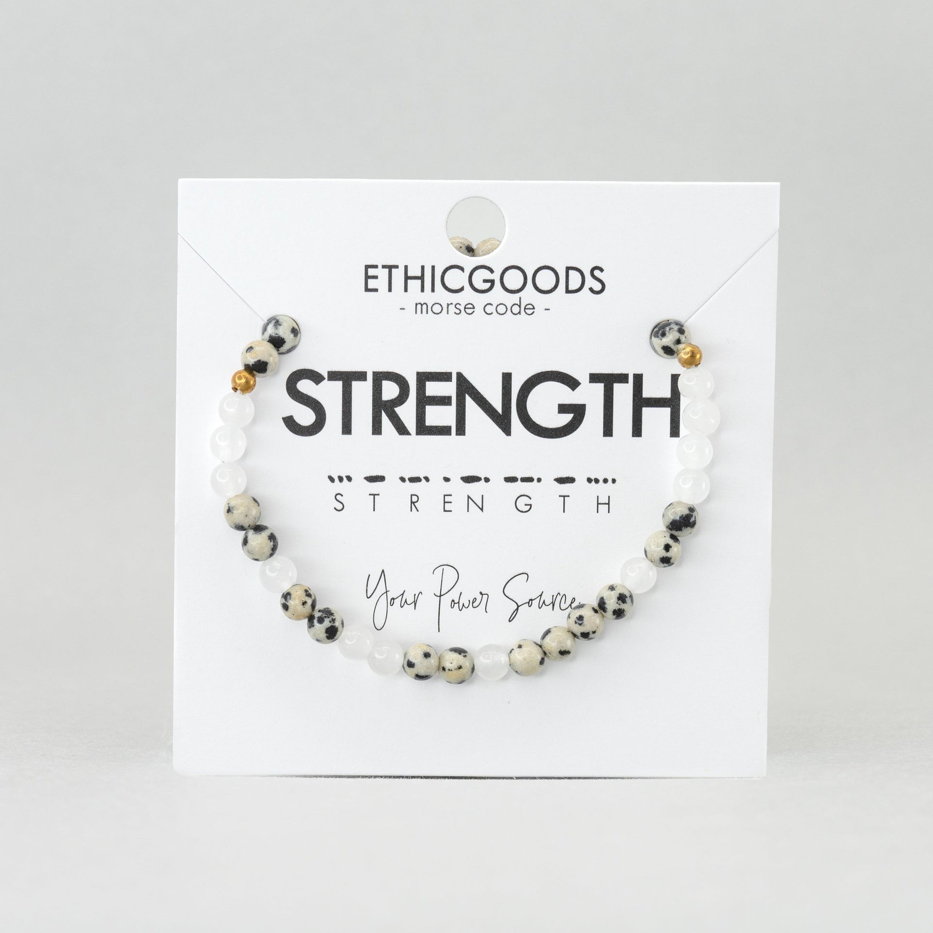 Morse Code Bracelet | STRENGTH – ETHICGOODS