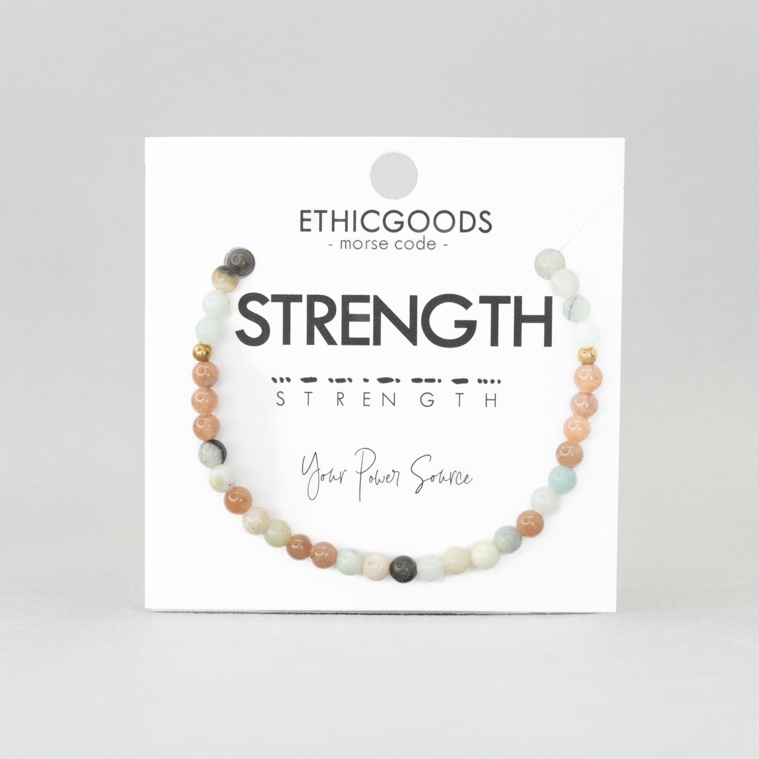 Morse Code Bracelet | STRENGTH – ETHICGOODS