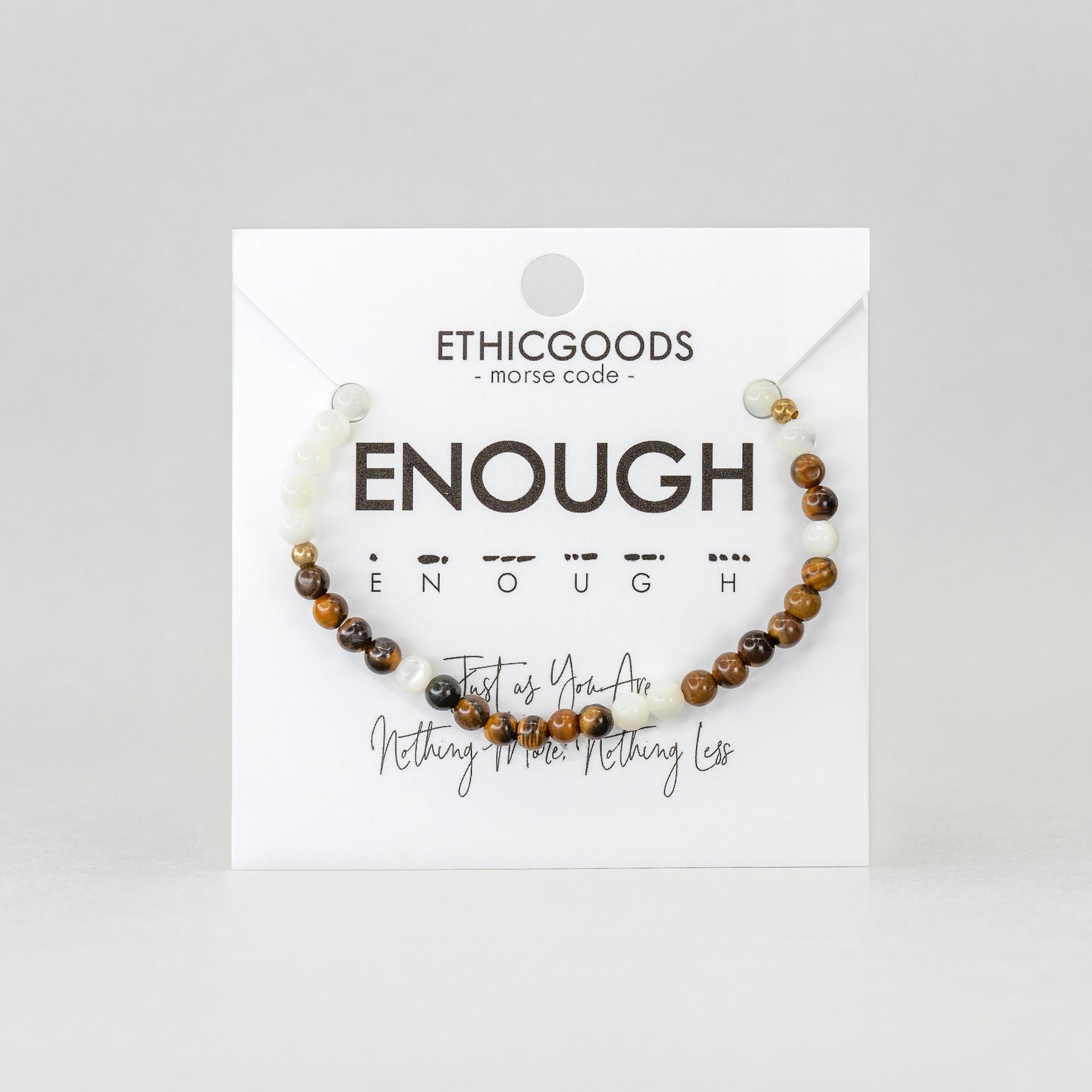 Morse Code Bracelet | ENOUGH – ETHICGOODS