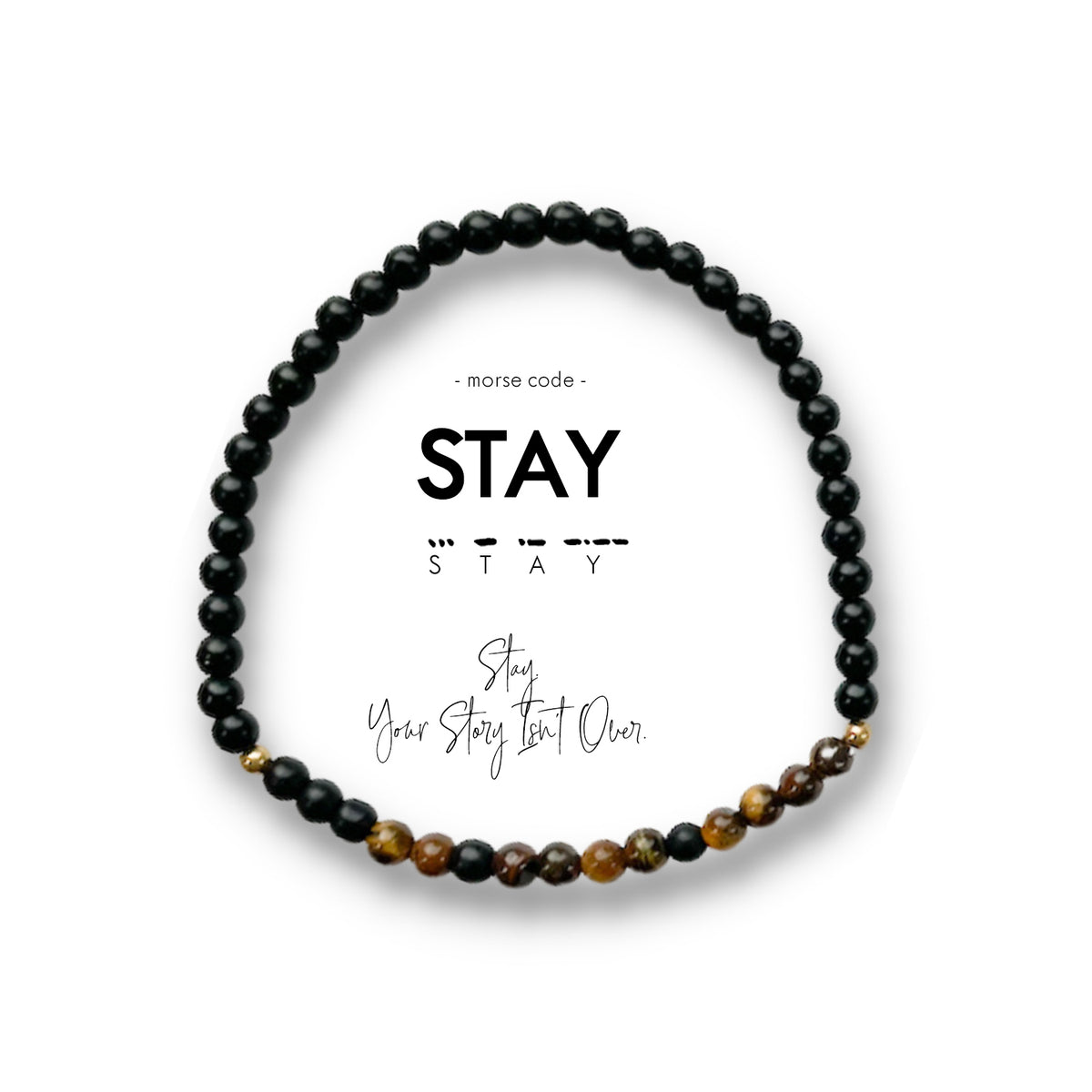Morse Code Bracelet Extended Size | STAY – ETHICGOODS